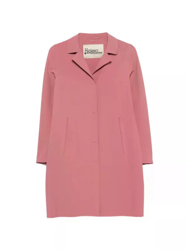Herno Notched-lapel Coat - Pink