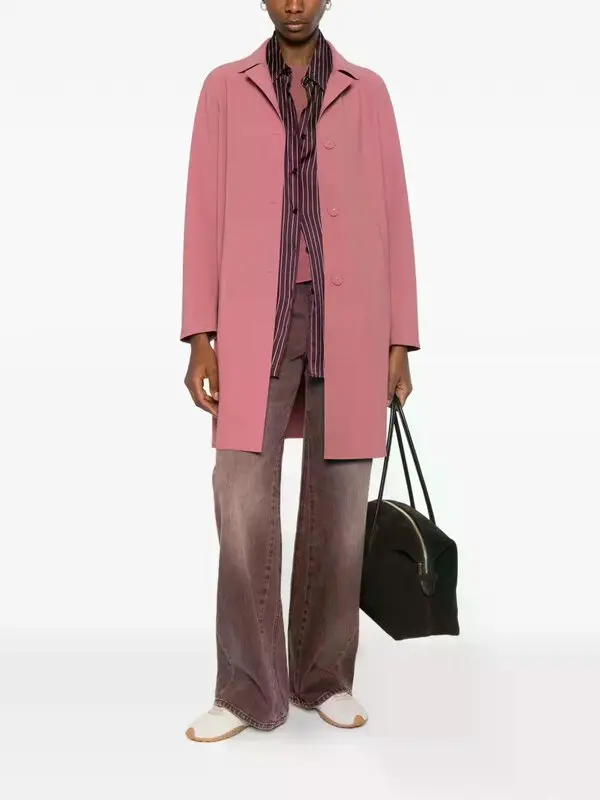 Herno Notched-lapel Coat - Pink