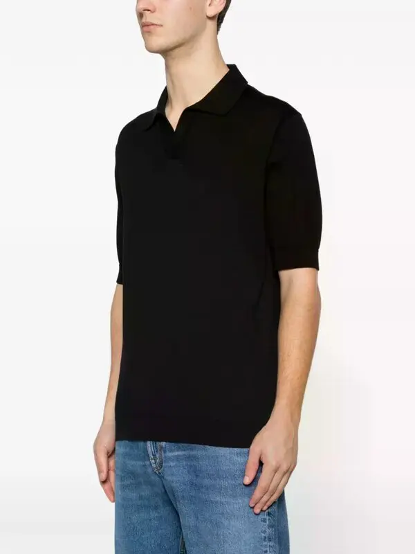 LARDINI Knit Polo Shirt