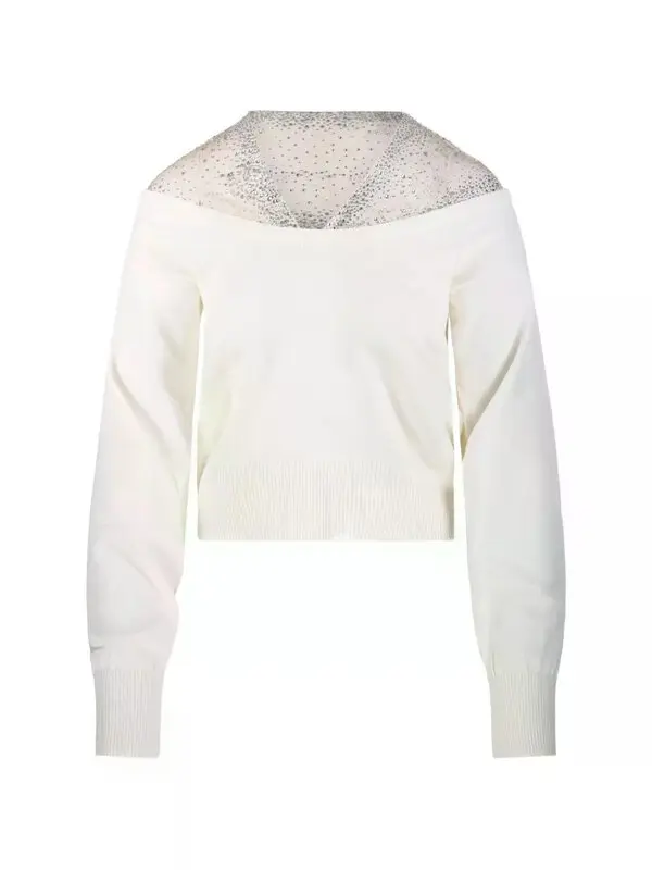 Giuseppe Di Morabito Embellished V-neck Sweater