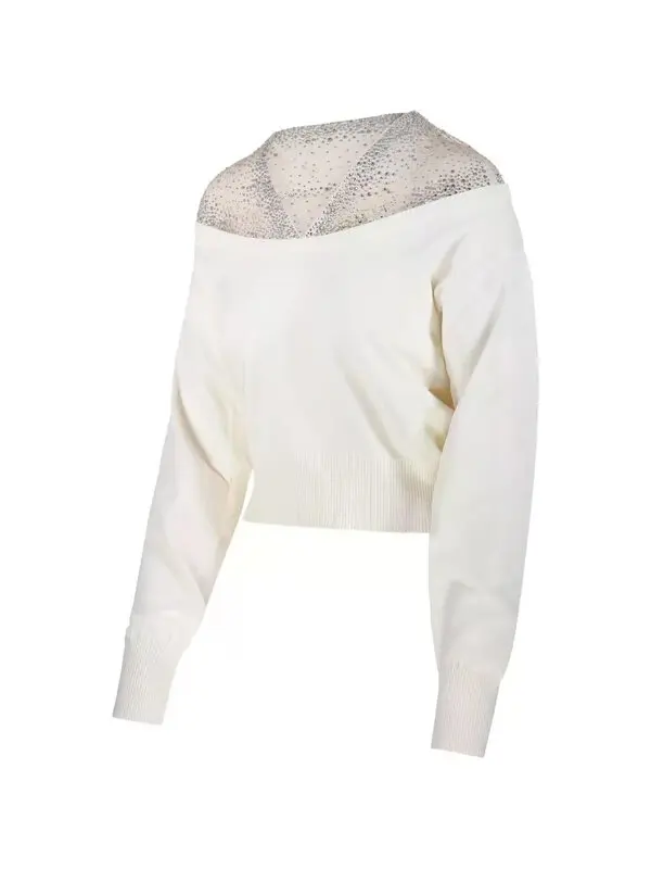 Giuseppe Di Morabito Embellished V-neck Sweater