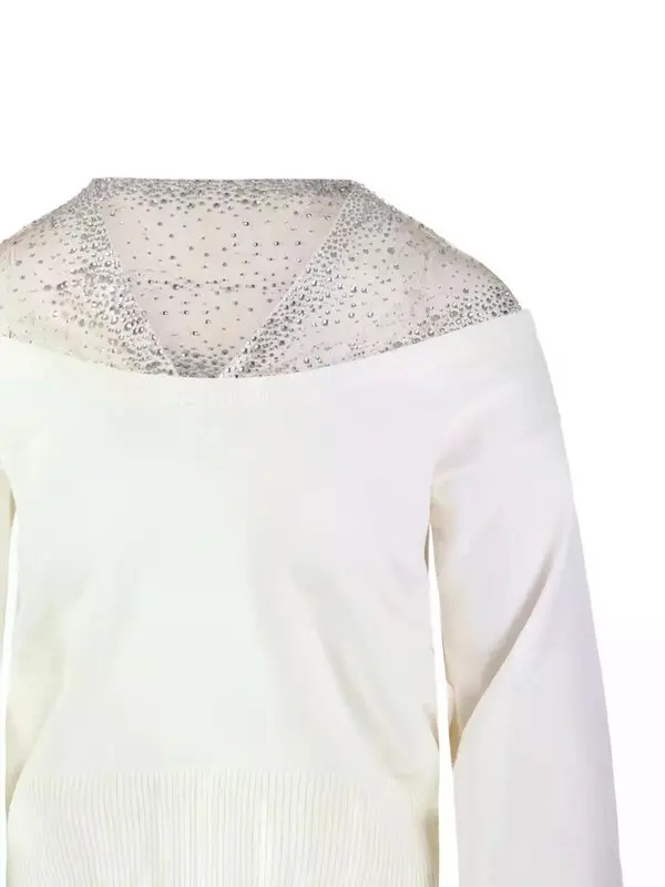 Giuseppe Di Morabito Embellished V-neck Sweater
