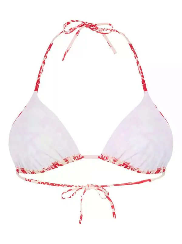 Dsquared2 Rebel Hibiscus Triangle Bikini Top