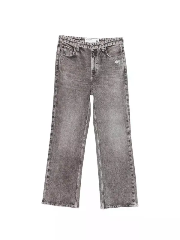 Rag & Bone Raven Distressed High-rise Jeans