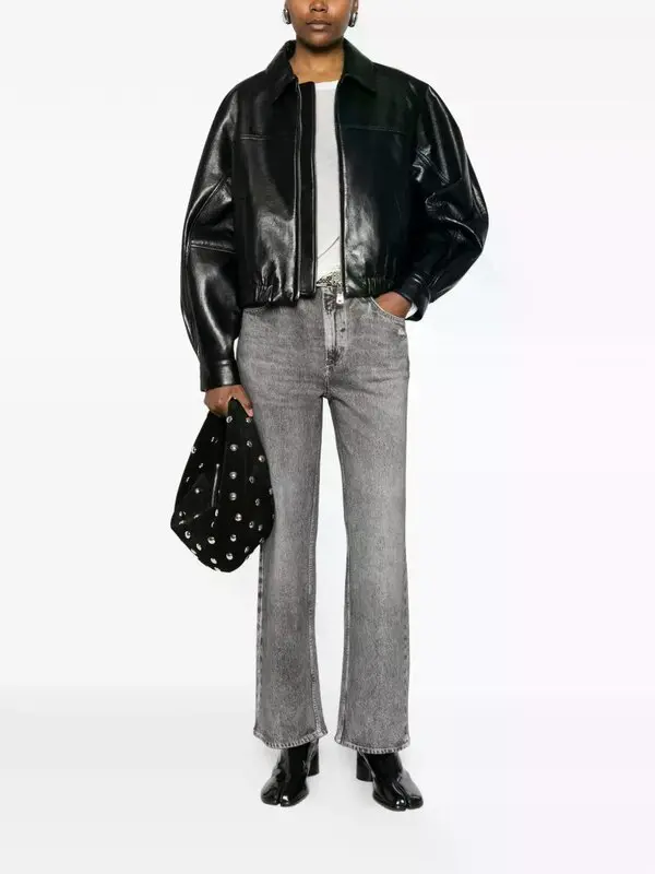 Rag & Bone Raven Distressed High-rise Jeans