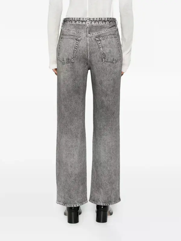 Rag & Bone Raven Distressed High-rise Jeans