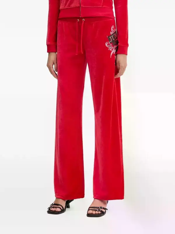 Juicy Couture Side-graphic Track Pants - Red