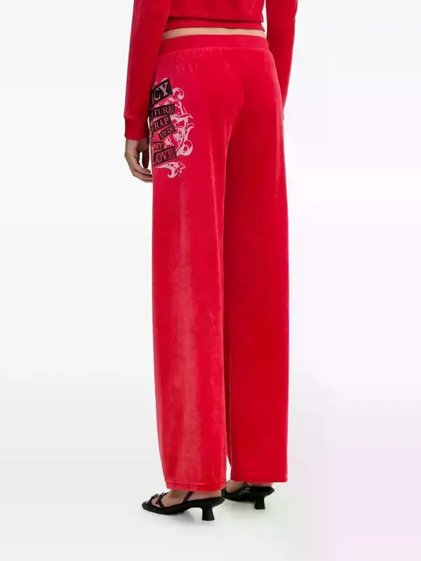 Juicy Couture Side-graphic Track Pants - Red