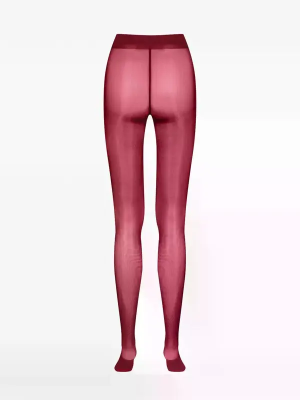 MAISON CLOSE Obsession Sheer Finish Tights - Red