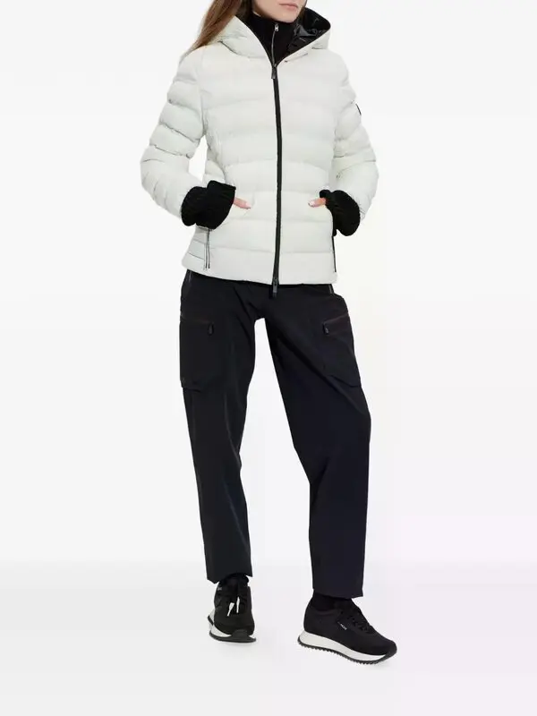 Moncler Alete Hooded Padded Jacket - White