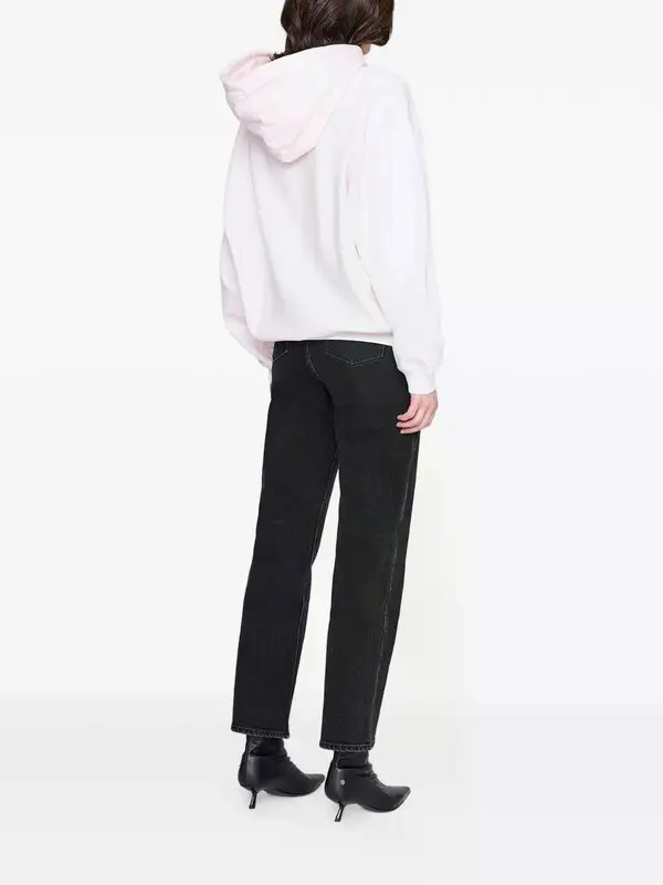 ANINE BING Harvey Logo-detail Hoodie - Pink