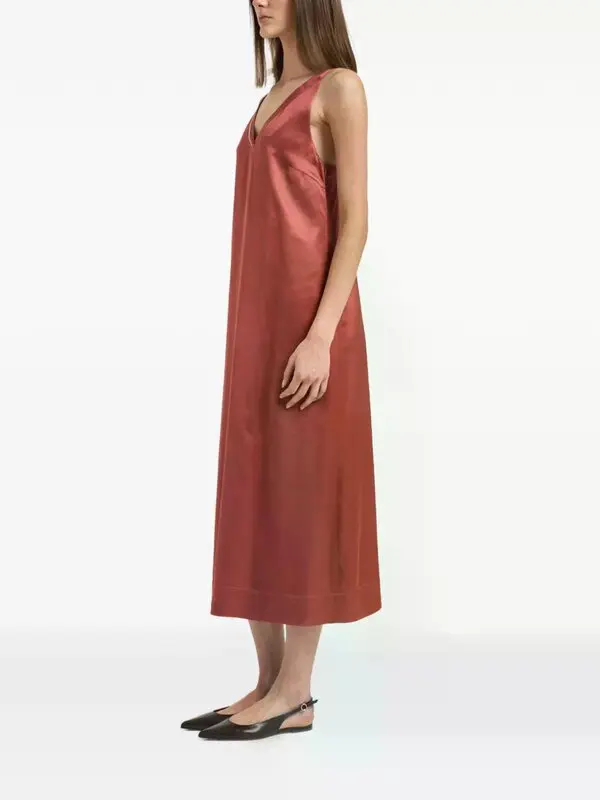 Peserico V-neck Midi Dress