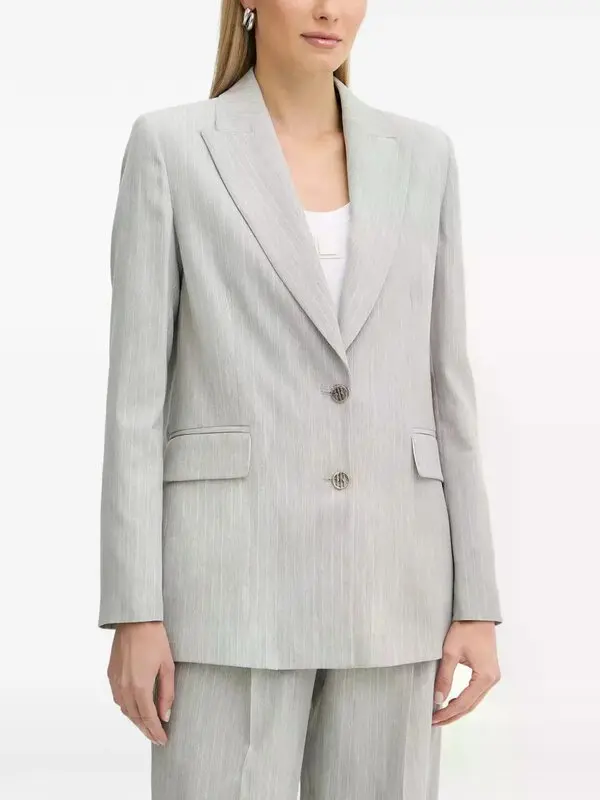FRACOMINA Pinstriped Single-breasted Blazer