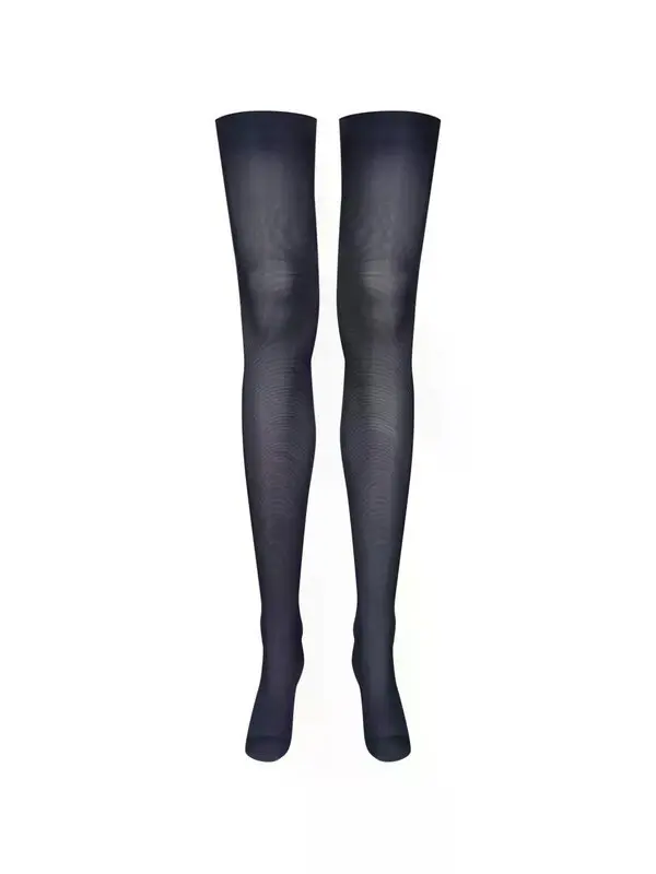 MAISON CLOSE Cut Curled Stockings - Blue