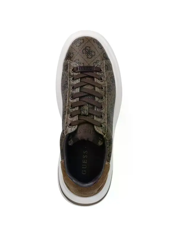 Guess Monogram-print Low Top Sneakers