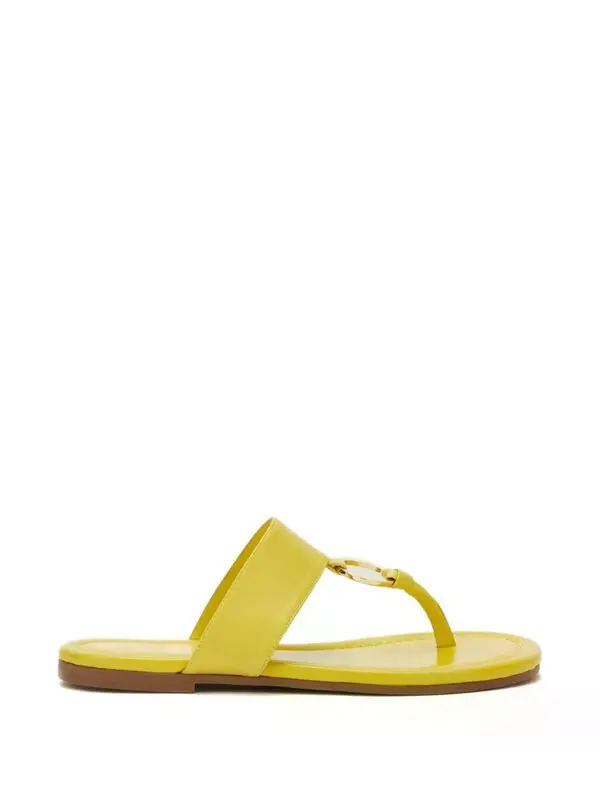 ODISSI Olivia Leather Sandals - Yellow