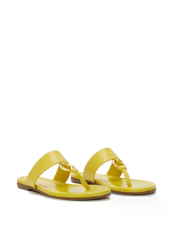 ODISSI Olivia Leather Sandals - Yellow