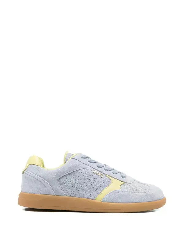 Liu Jo Perforated Suede Sneakers With Contrast Detailing