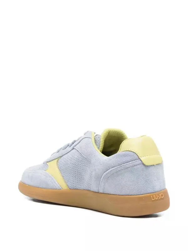 Liu Jo Perforated Suede Sneakers With Contrast Detailing