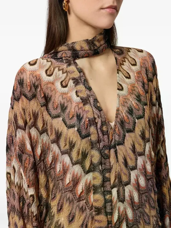 Missoni Long Sleeved Maxi Dress