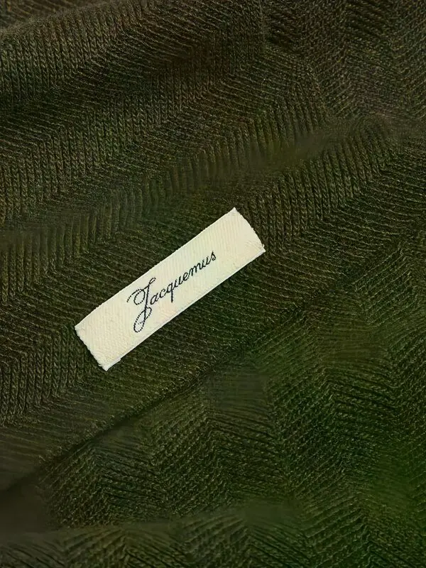 Jacquemus Herringbone Scarf