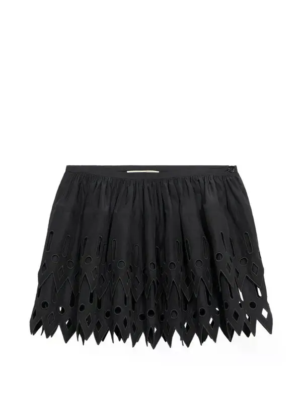 Blumarine Laser-cut Mini Skirt