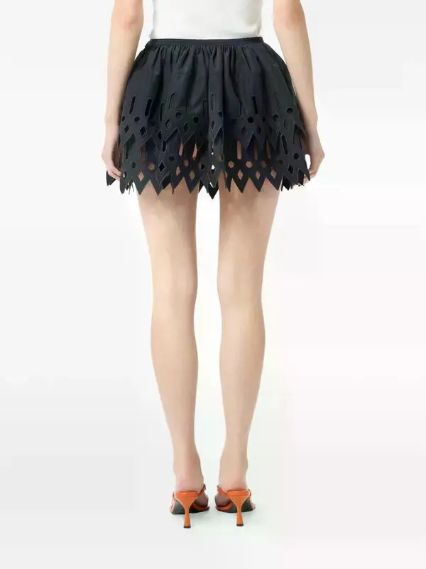 Blumarine Laser-cut Mini Skirt