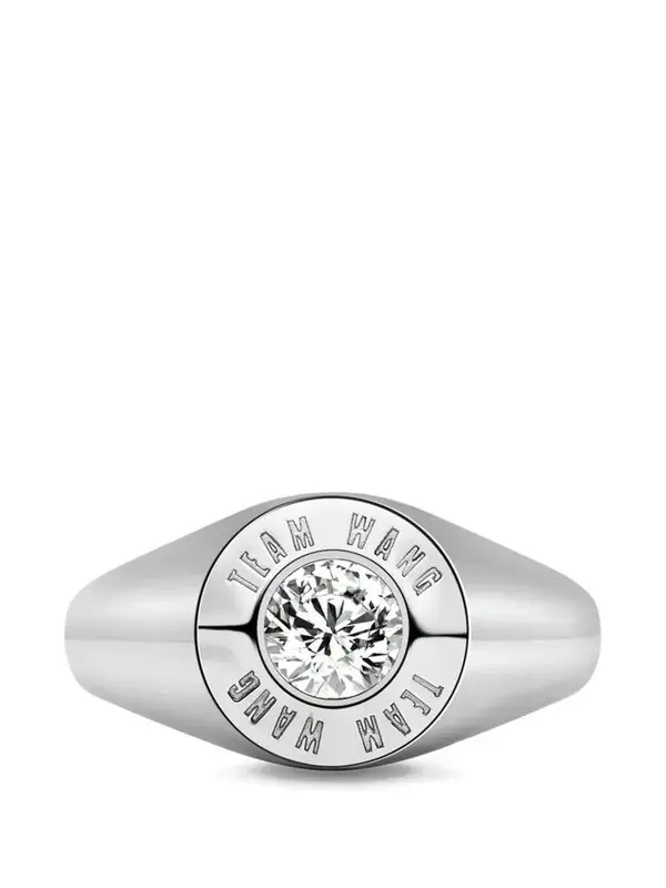 TEAM WANG DESIGN Logo-engraved Ring - Silver
