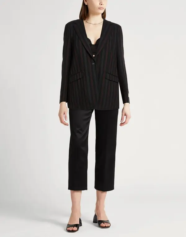 Massimo Alba Wool Striped Blazer