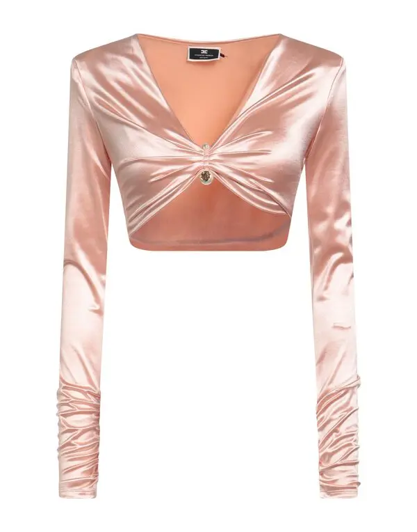 Elisabetta Franchi Crop Top With Appliqués