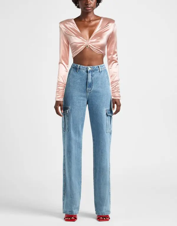Elisabetta Franchi Crop Top With Appliqués
