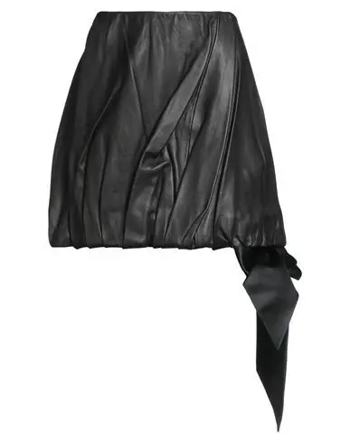 Helmut Lang Mini Lambskin Skirt