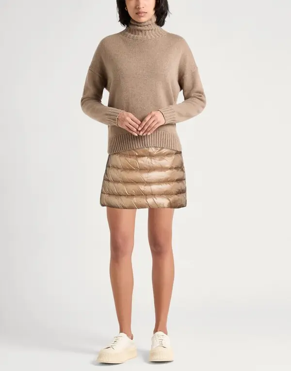 Herno Mini Flared Skirt - Beige