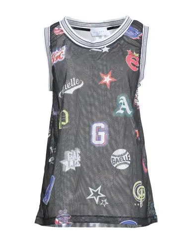 GAËLLE PARIS Metallic Mesh Tank Top