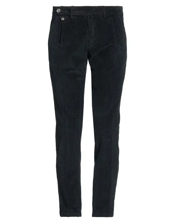 TAKESHY KUROSAWA Corduroy Tapered Leg Pants - Black