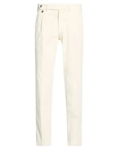 TAKESHY KUROSAWA Corduroy Tapered Pants - White