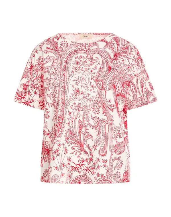 Herno T-shirt In Cotton And Viscose