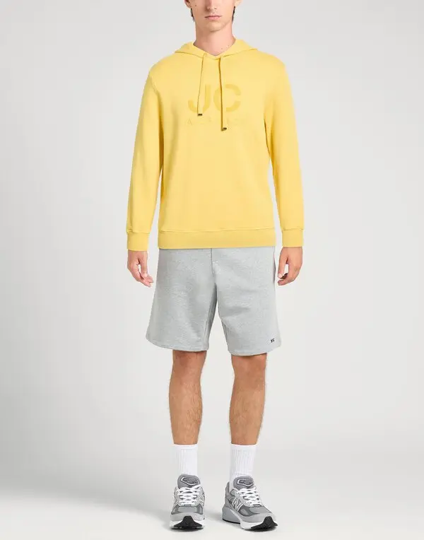 JACOB COHЁN Cotton Polyamide Hooded Sweatshirt - Yellow