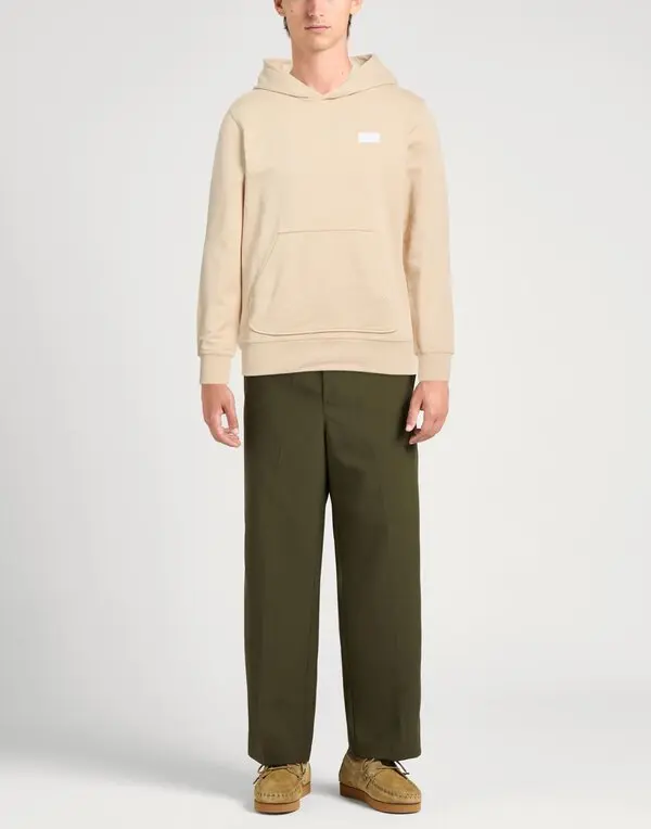 LIU •JO MAN Cotton French Terry Sweatshirt - Beige