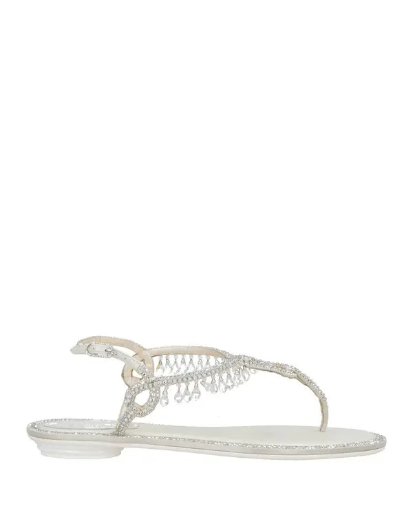 Rene Caovilla Thong Sandal - Silver