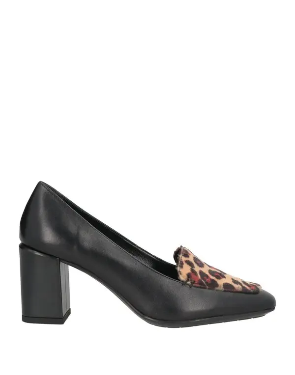 The Flexx Leather Loafers With Leopard Print