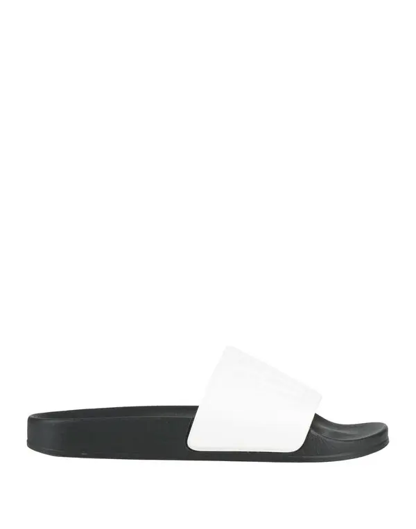 MSGM Rubber Sandals - White