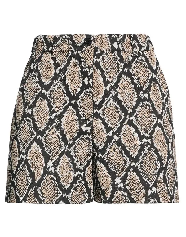 Moschino Snakeskin-print High-waisted Shorts