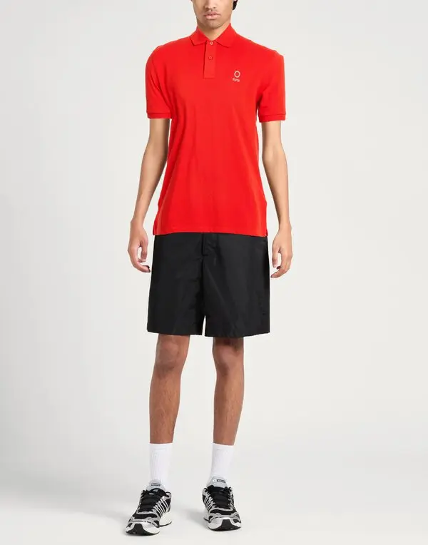 SUNS Polo Shirt Size Cotton, Elastane - Red