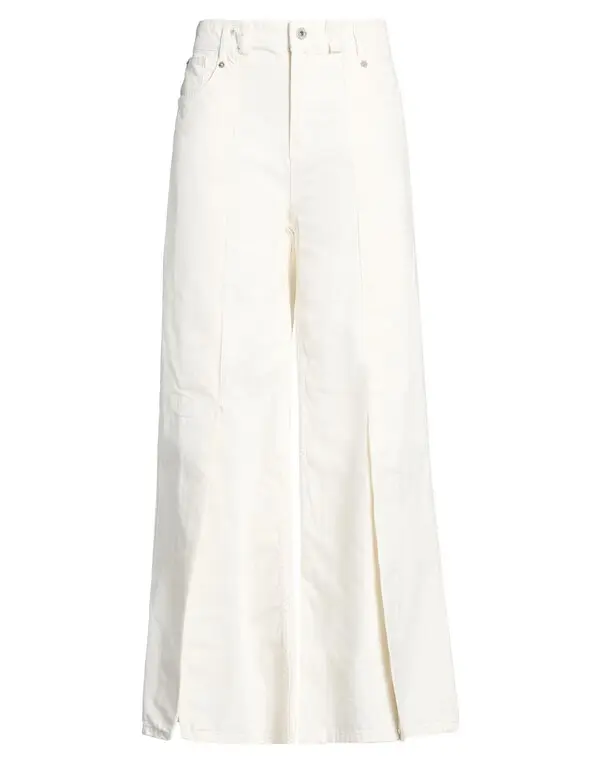 TWINSET Wide-leg Jeans - Ivory