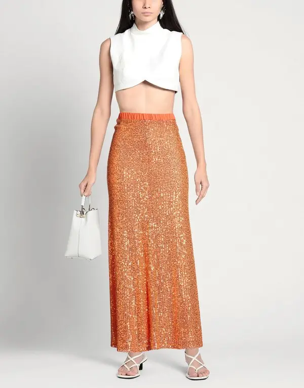 BABYLON Maxi Skirt With Sequins