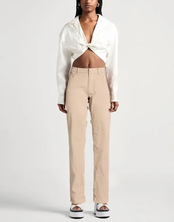 Stella Jean Pants In Cotton And Elastane