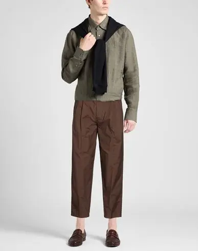 TOD'S Pants Dark Size Cotton, Polyamide, Polyurethane - Brown