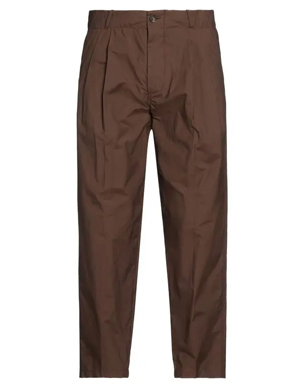 TOD'S Pants Dark Size Cotton, Polyamide, Polyurethane - Brown