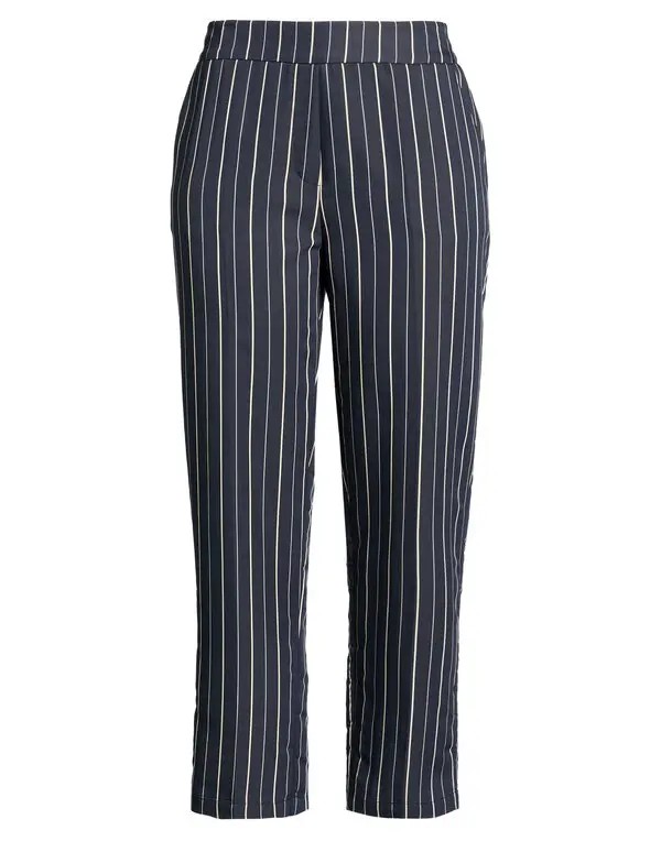 KARTIKA Viscose And Polyester Twill Striped Pants